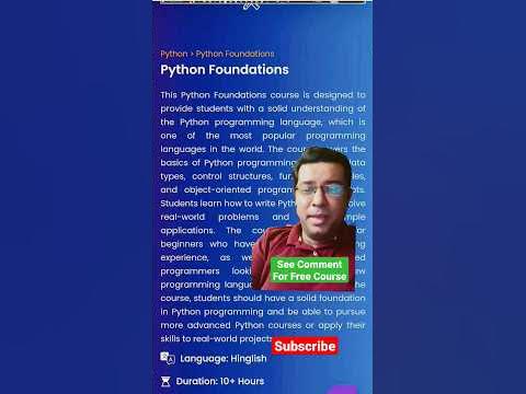 Free Python Program Course PWskills #pw #pythonprogramming #freecourse #pwskills - YouTube
