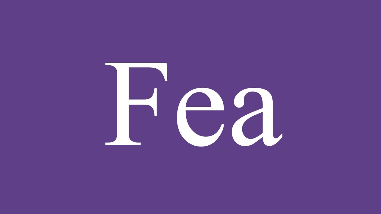 How To Pronounce ''Fea'' (Ugly) Correctly in Spanish - YouTube
