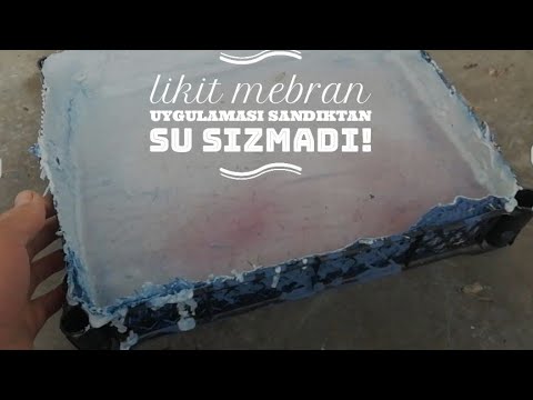 LİKİT MEBRAN UYGULAMASI İLE SU YALITIMI [DRYFİX IZOLATOR İNCELEMESİ ]