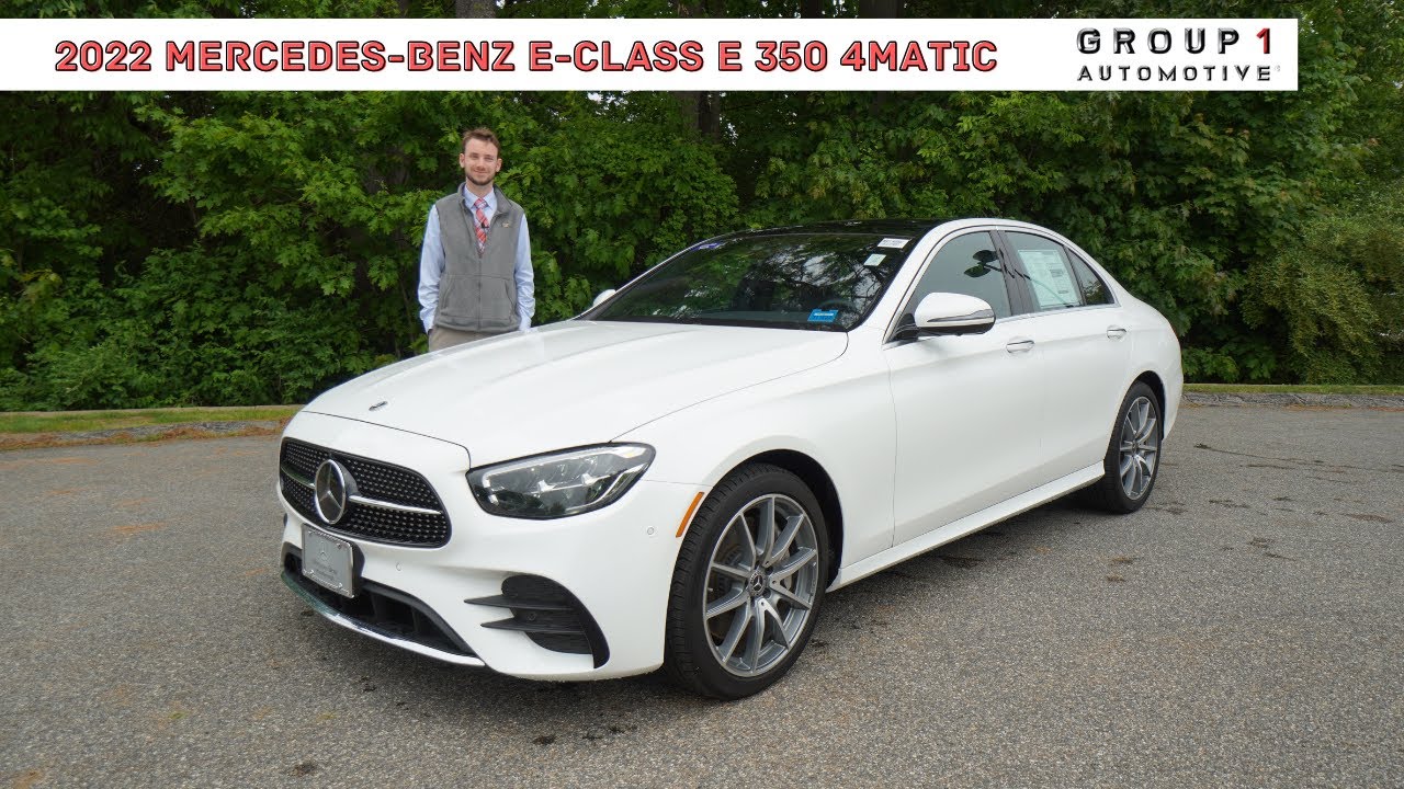 2022 Mercedes-Benz E-Class E 350 4MATIC Sedan | Video Tour with Spencer ...