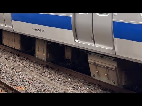 【線路モニタリング装置搭載車】554M 常磐線E531系3000番台水戸行き 勝田駅入線 (K555編成) - YouTube