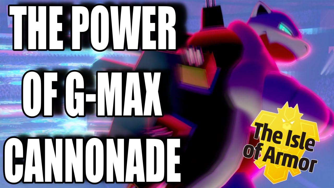 The Power Of G-max Blastoise! - Pokemon Sword and Shield Isle Of Armor ...