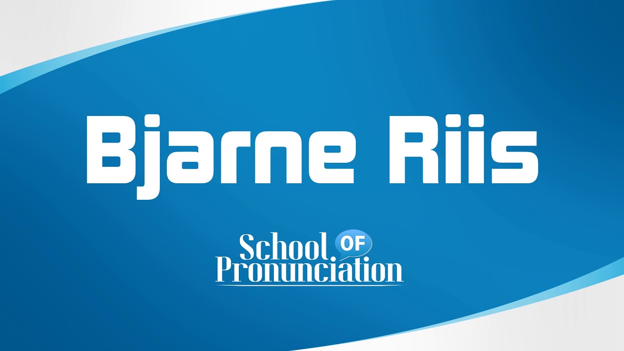 Learn How To Pronounce Bjarne Riis - YouTube