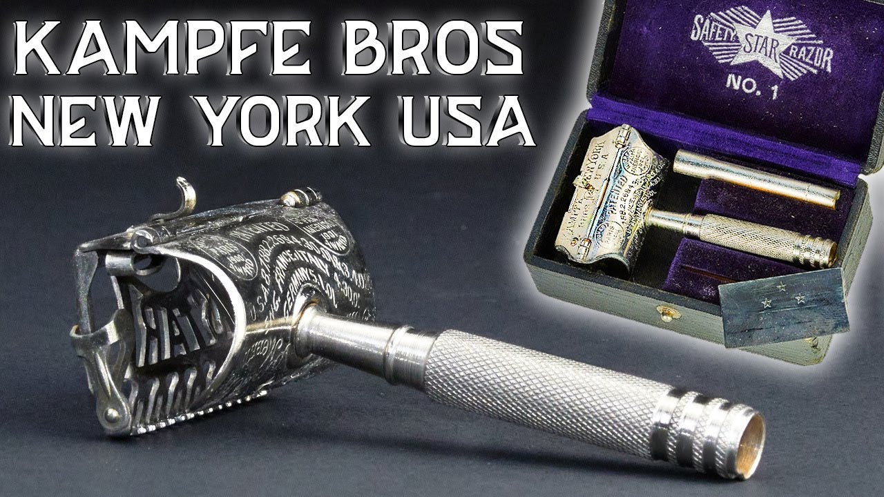 Kampf Bros 1902's Safety Star Razor №1.Мыло Для Бритья KEPKINH и ...