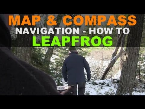 Map & Compass Navigation Leapfrog Technique - YouTube