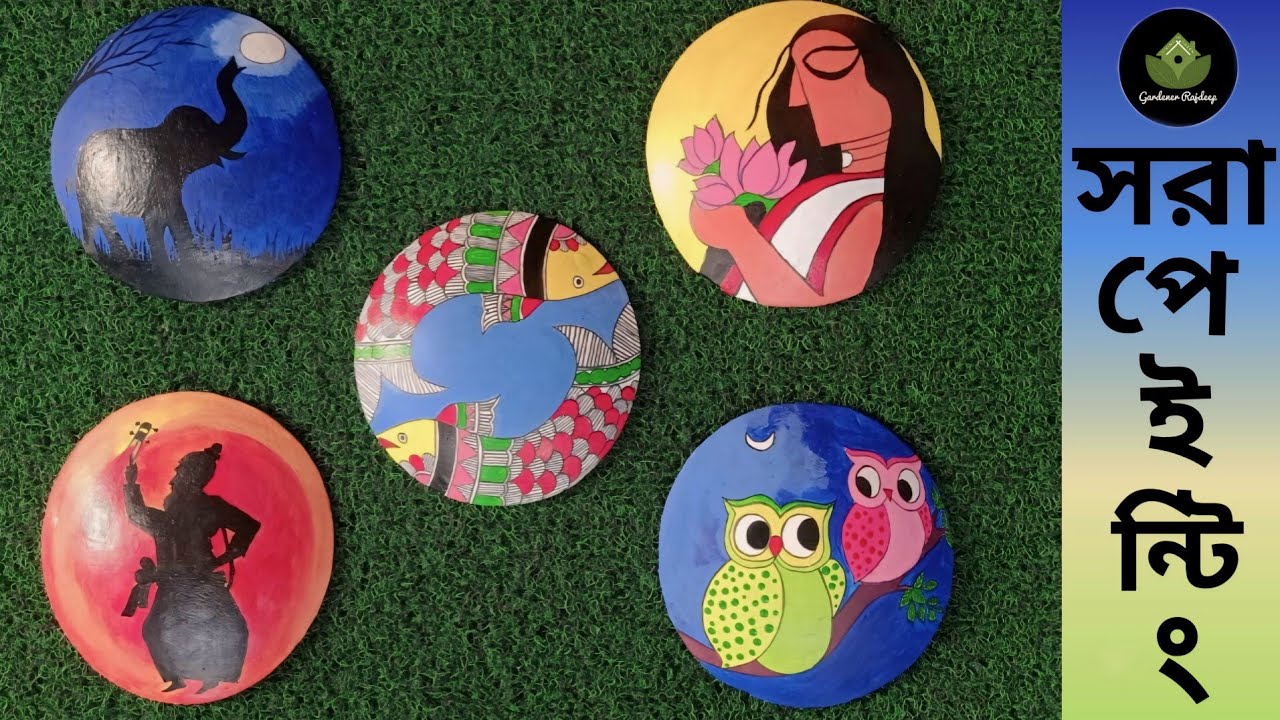 Matir sora painting | Clay pot painting | Easy sora painting | DIY ...