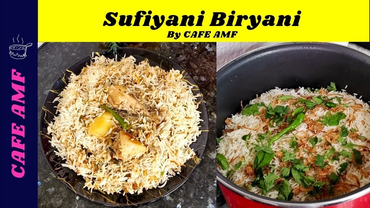 Sufiyani Biryani By CAFE AMF | Special White Biryani Recipe ...