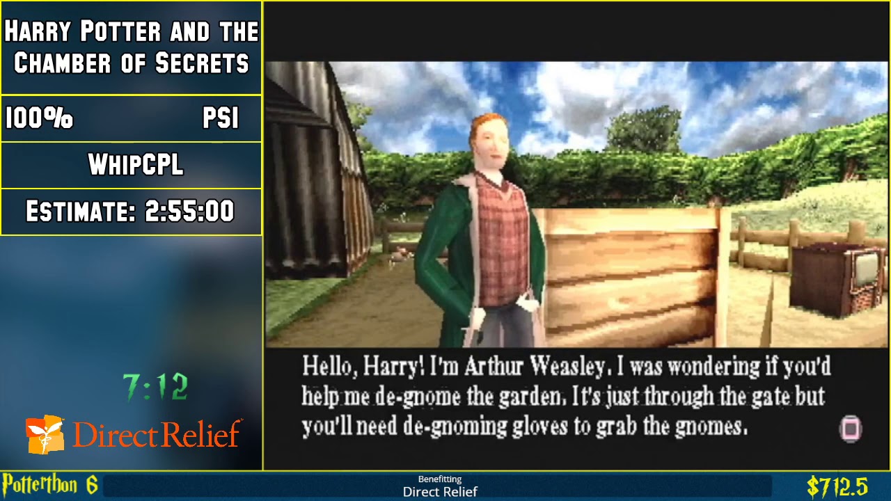 Potterthon 6 | HP2 PS1 100% by WhipCPL - YouTube