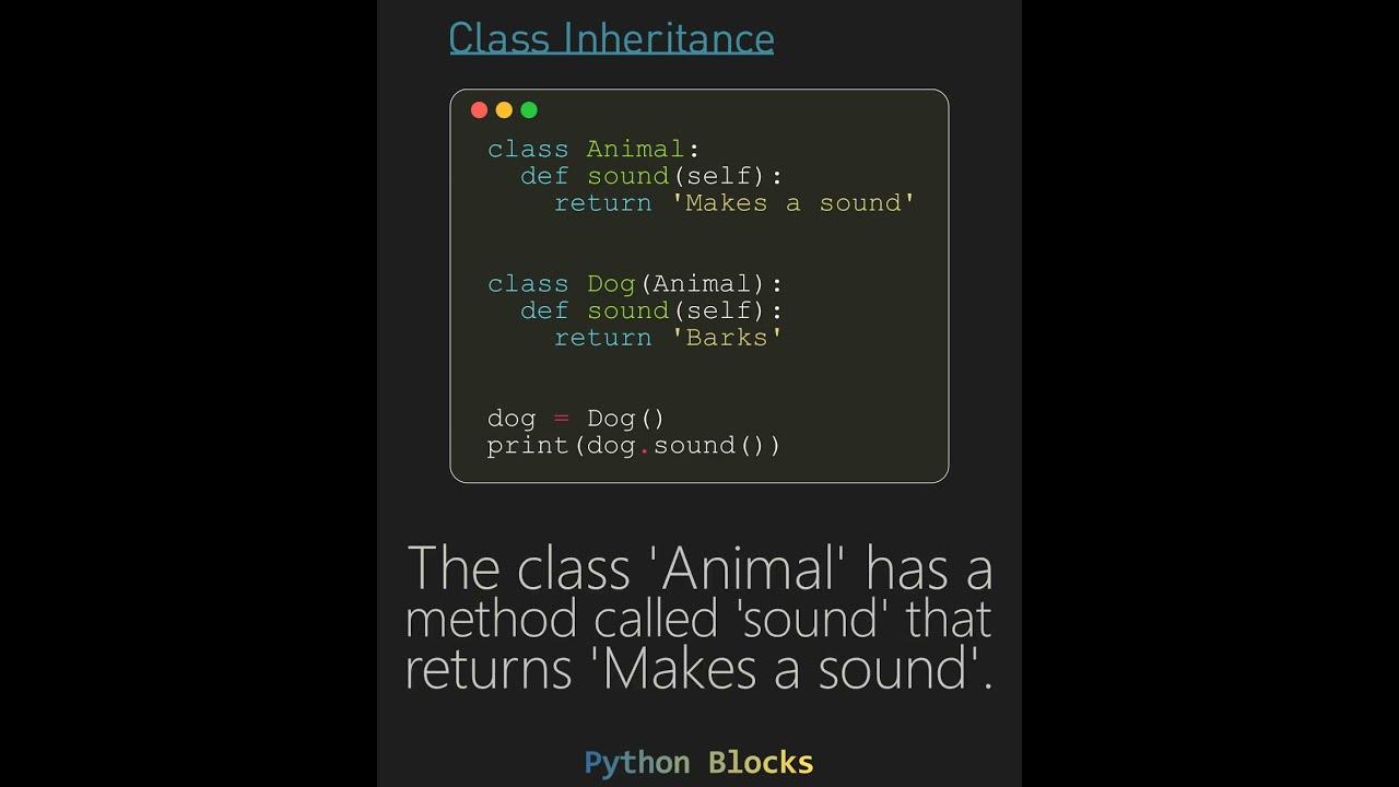 Python Class Inheritance Advanced - YouTube