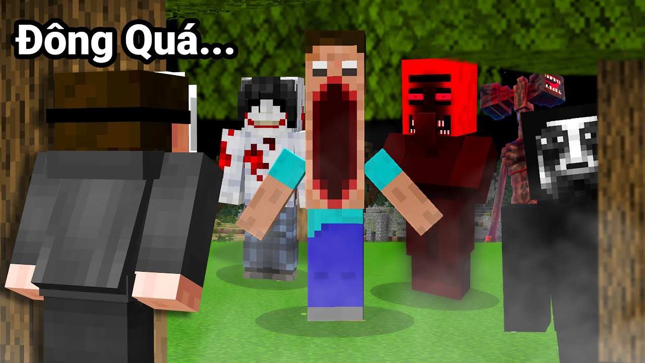 Tôi đi tìm TẤT CẢ QUÁI VẬT KINH DỊ trong Minecraft - YouTube