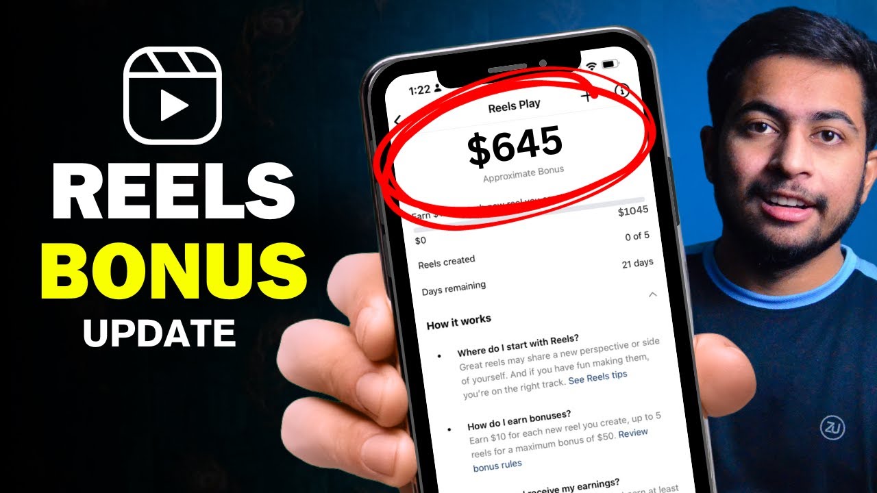 How to enable Instagram Reels Bonus | Reels Bonus Kaise Milega (Update ...