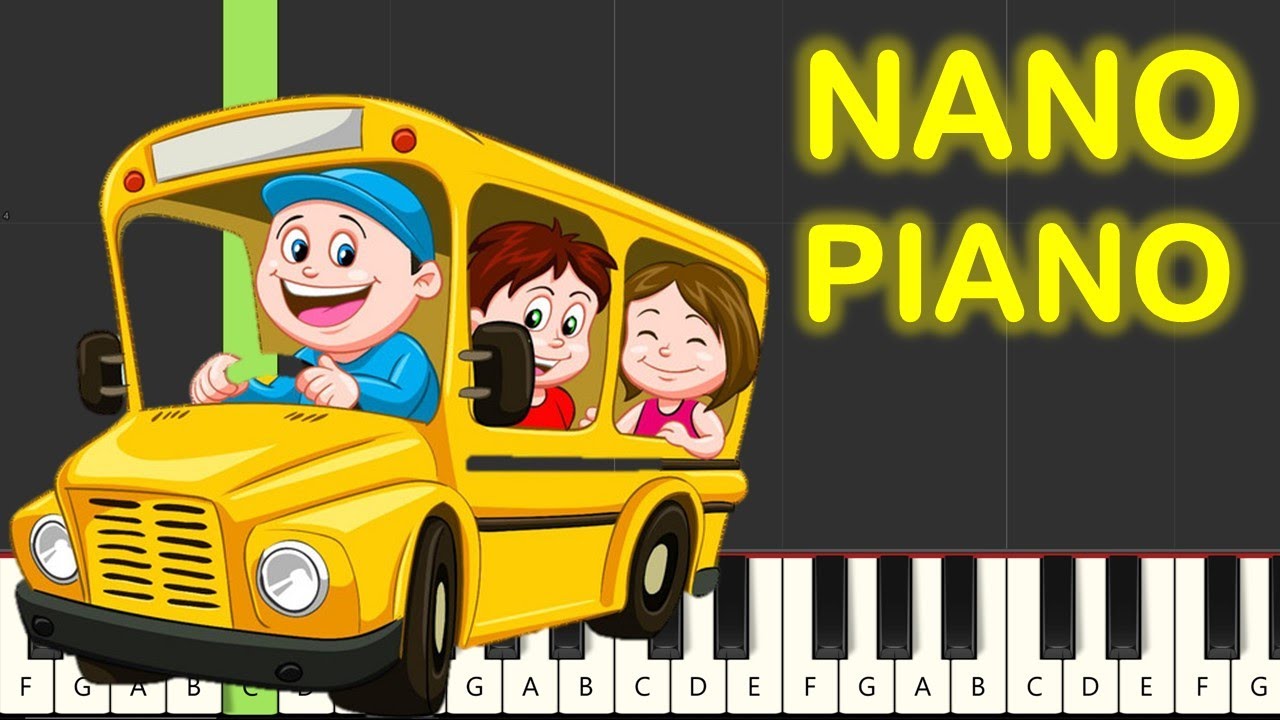BabyTV - The Wheels On The Bus Piano Tutorial For Adults - YouTube