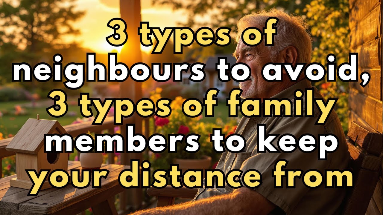 When You Grow Old: Avoid 3 Types of Neighbors and Keep Your Distance ...