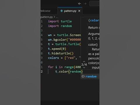 Colorful star in Python || Turtle || Graphics || Coding - YouTube