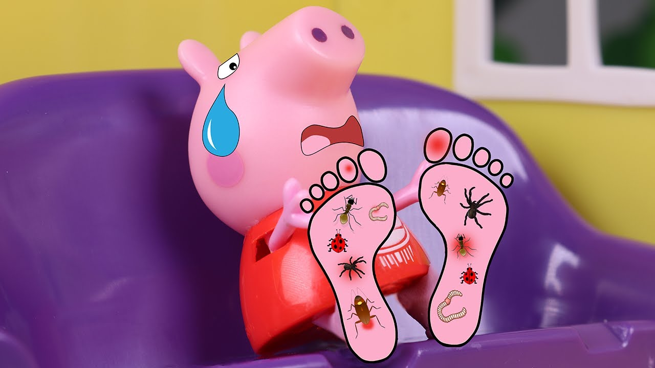 Peppa Pig tiene bichos en los pies 💗 Dibujos animados para niños - YouTube