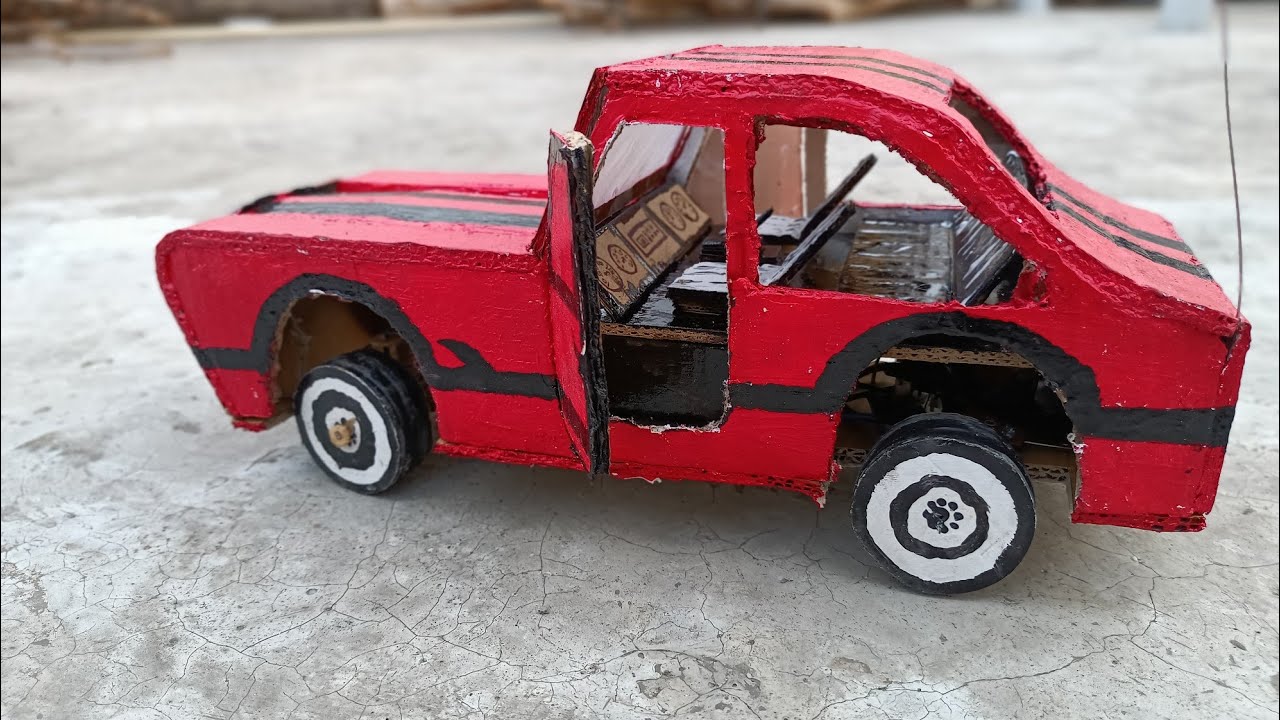 How to make DIY car with cardbord #viral #shortsfeed #shorts# ...