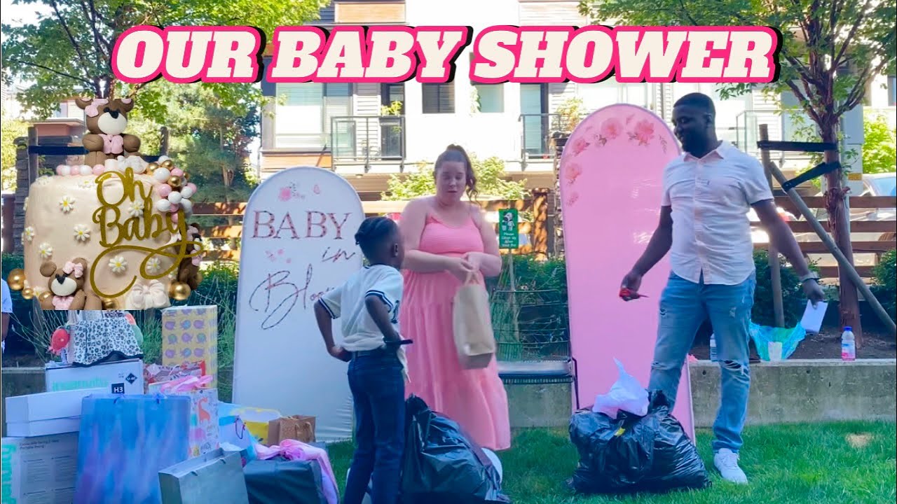 WE DID NOT EXPECT THIS AT OUR BABY SHOWER - YouTube
