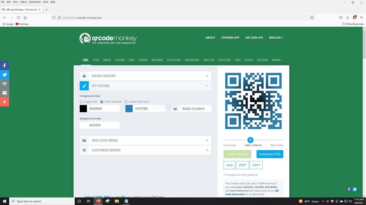 Como Generar Un Codigo QR Personalizado Rapido Y Facil - YouTube