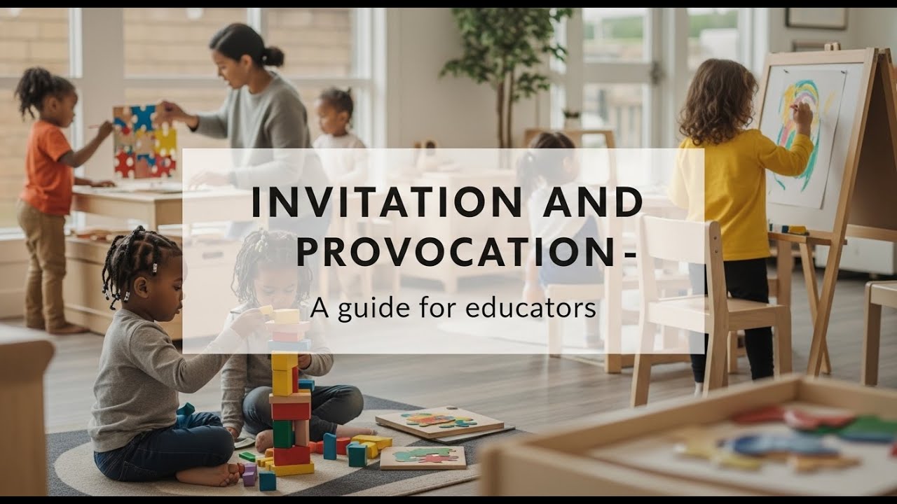 Invitation and Provocation- A guide for educators - YouTube