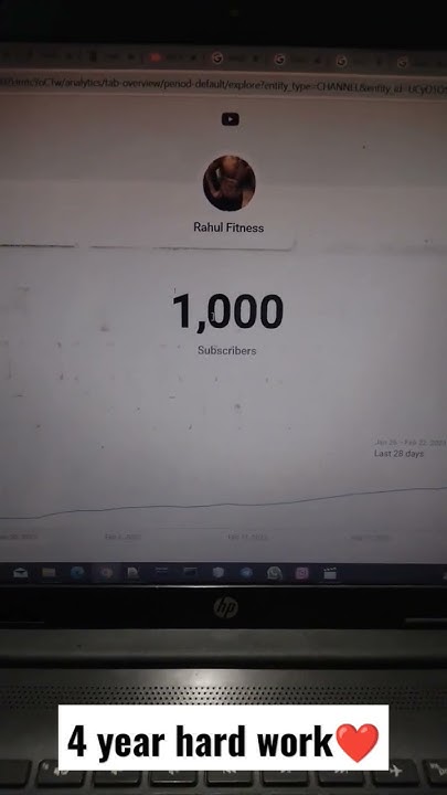 4 years hard work finally 1000 subscriber ho gaye #shorts #viral #youtube #monetization - YouTube