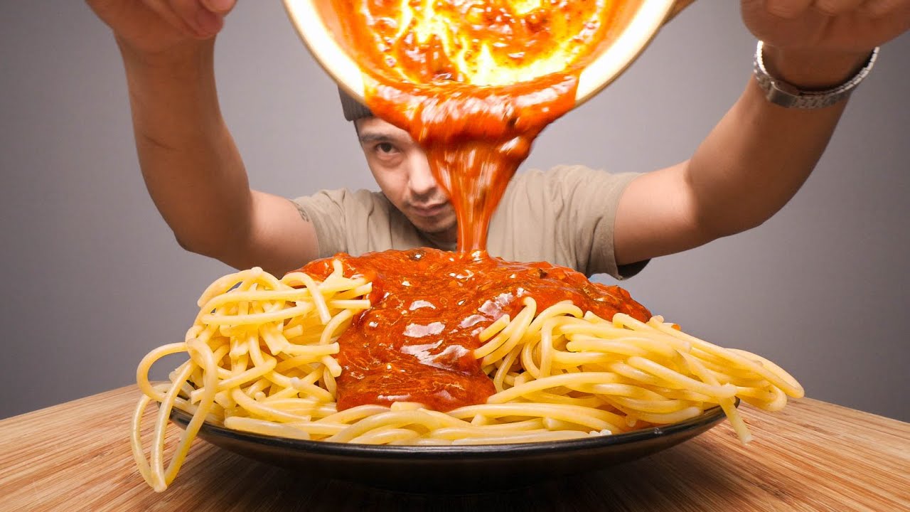 Can you eat 100 yards of spaghetti? - YouTube