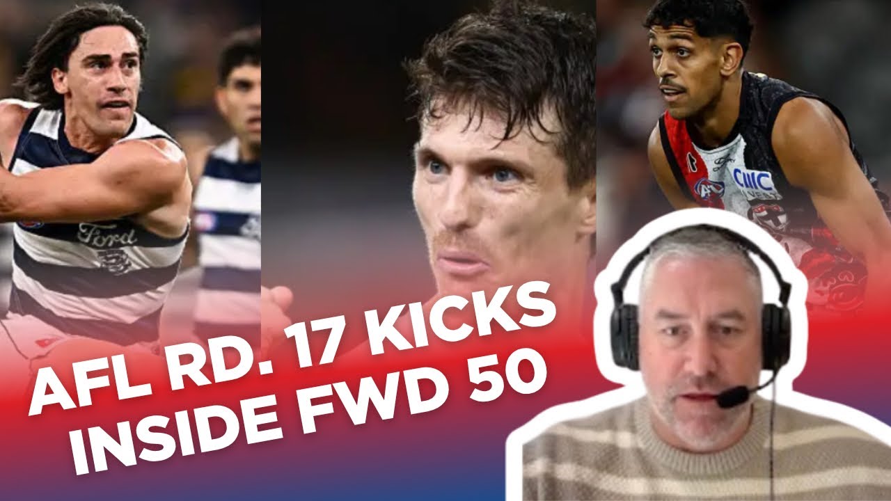 AFL Inside Forward 50 Kicks from Rd. 17 - YouTube