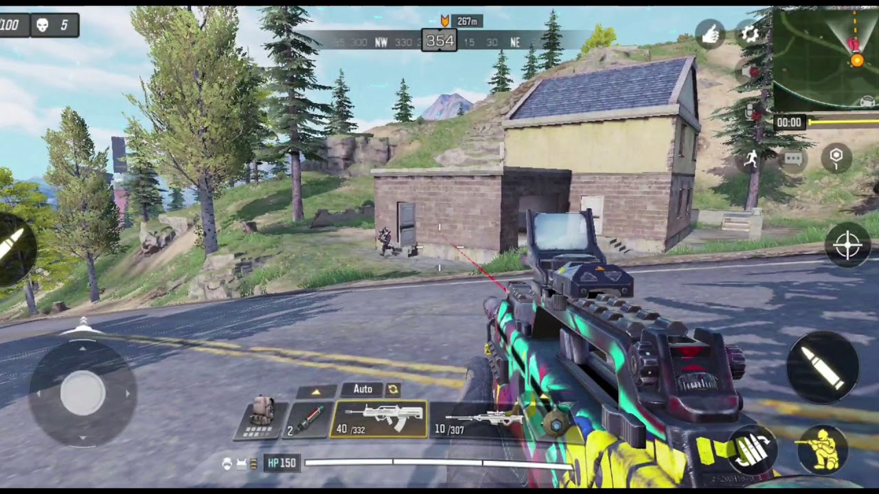 Call Of Duty Mobile. Knock Knock from cluster bomb. - YouTube