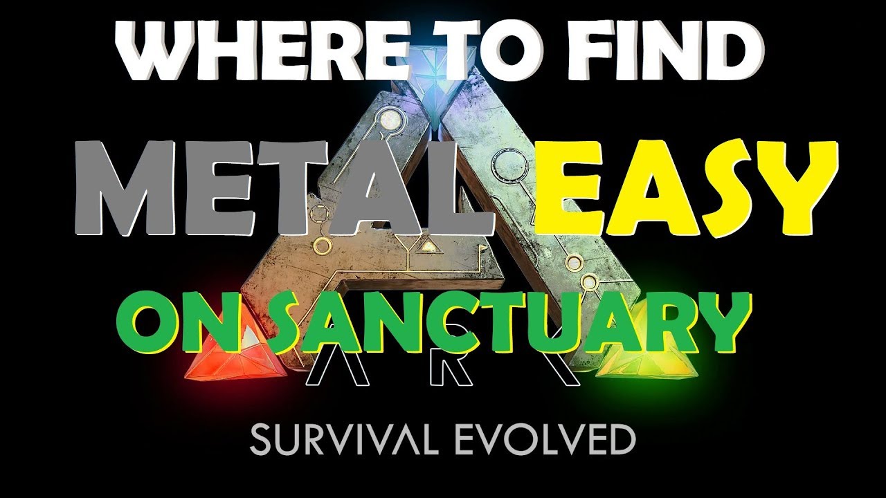 Ark Extinction where to find Metal Easy in Sanctuary - YouTube