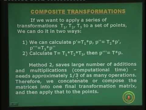 Lecture - 7 Transformations in 2D - YouTube