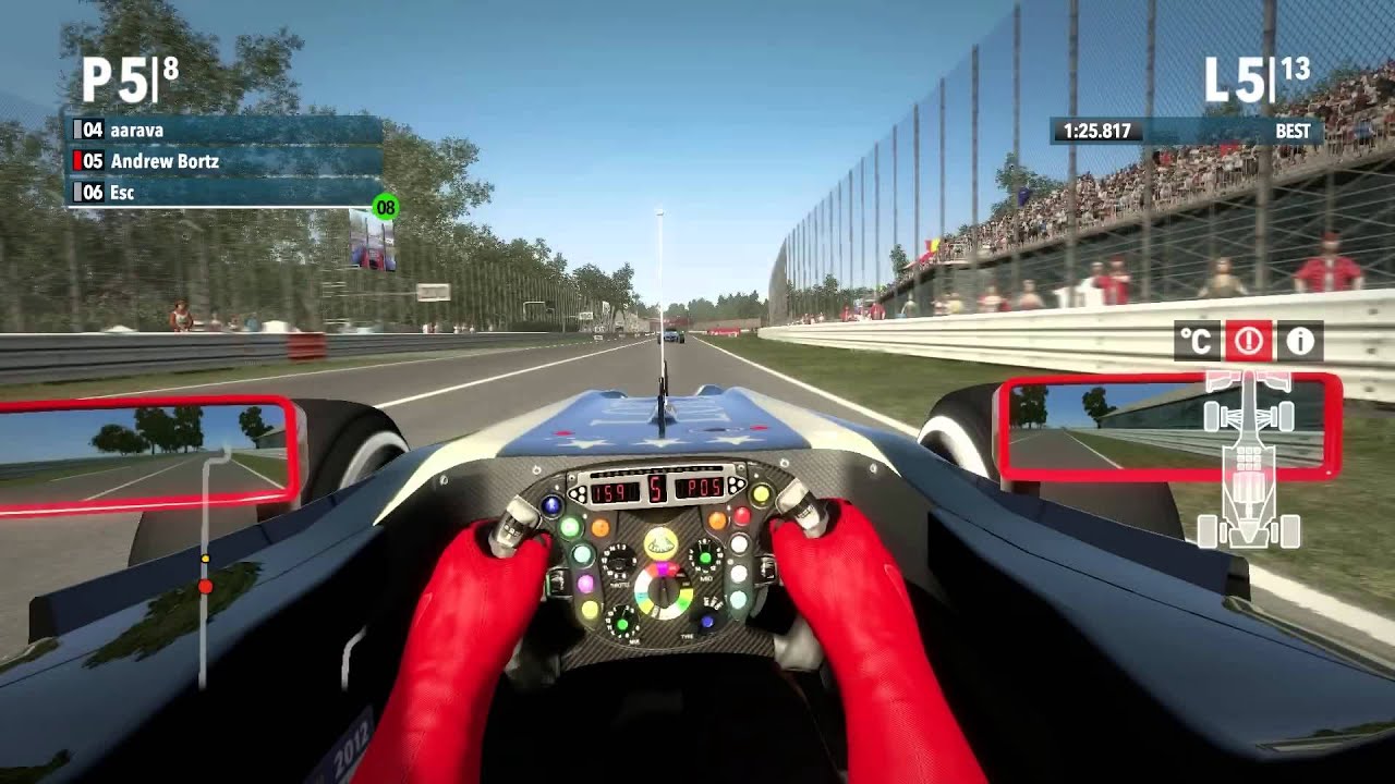 Bortz'z...F1 2012 Monza, Italy 25% League Race - YouTube