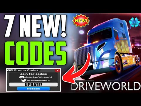 *NEW* ALL WORKING CODES FOR DRIVE WORLD IN MARCH 2024! ROBLOX DRIVE ...