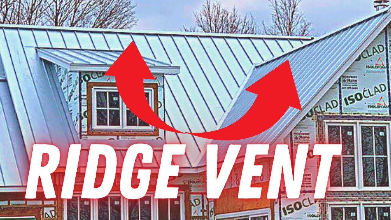 Metal Roof Ridge Vent Installation That Works! - YouTube