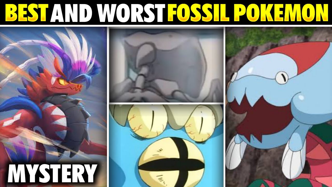 Who is the best Fossil Pokemon | Strongest and weakest fossil pokemon ...
