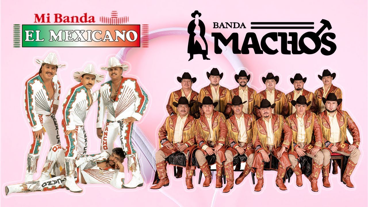 Banda Machos y Mi Banda el Mexicano mix 2023 || Quebradita Del Recuerdo ...