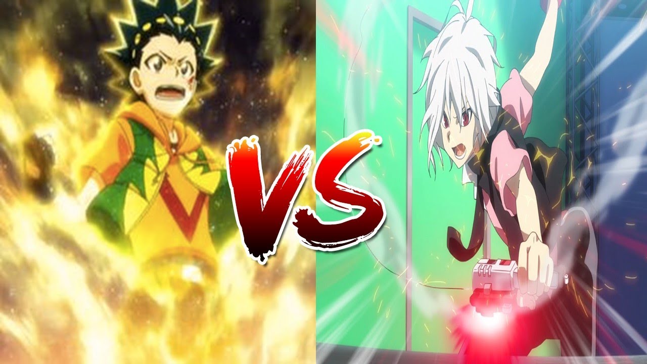 BEYBLADE BURST SLASH VALKYRIE VS STORM SPRIGGAN SHU VS VALT - YouTube