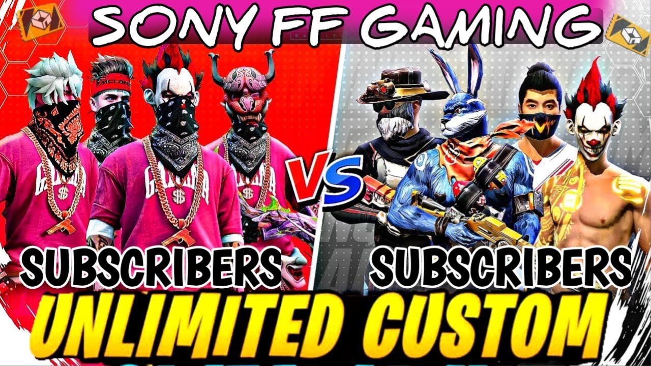 free fire live telugu -sony ff gaming -unlimited room's matches-play ...