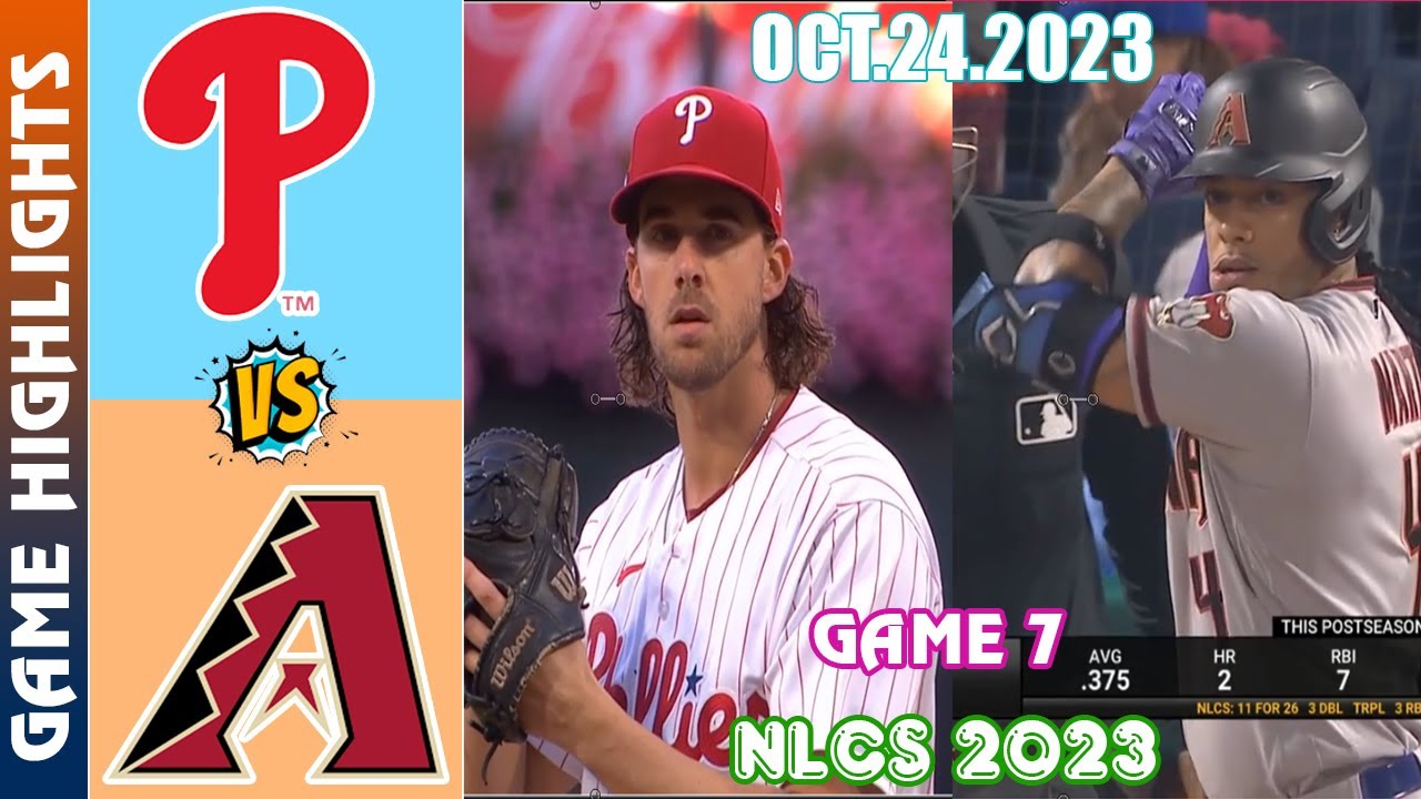 Philadelphia Phillies vs. D-Backs [NLCS] (OCT.24.23) FULL Game_7 ...