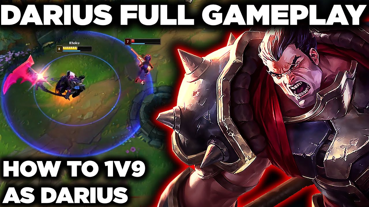 Darius Gameplay With Full Commentary | High Elo | How to Play From ...