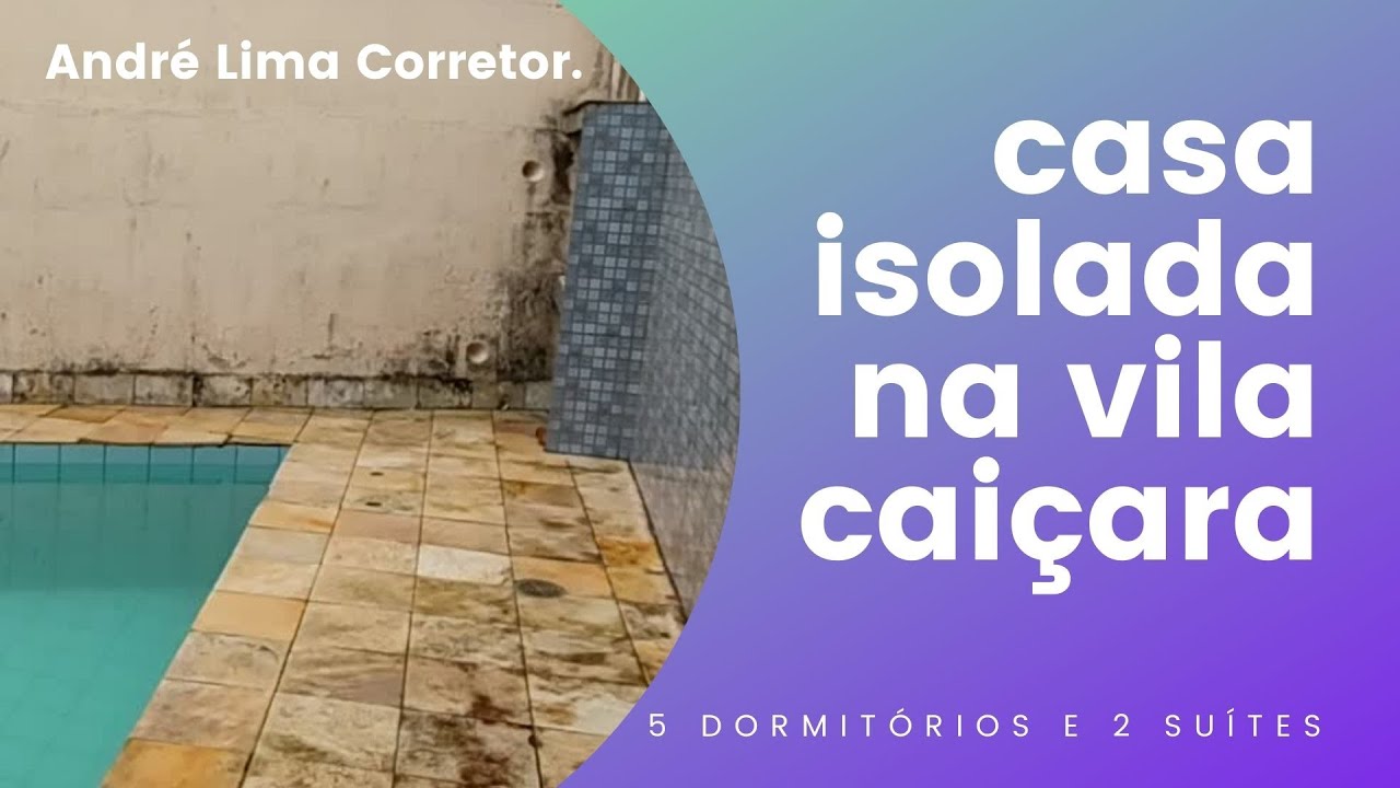 Linda casa isolada com 5 dormitórios e piscina próximo ao mar na vila ...