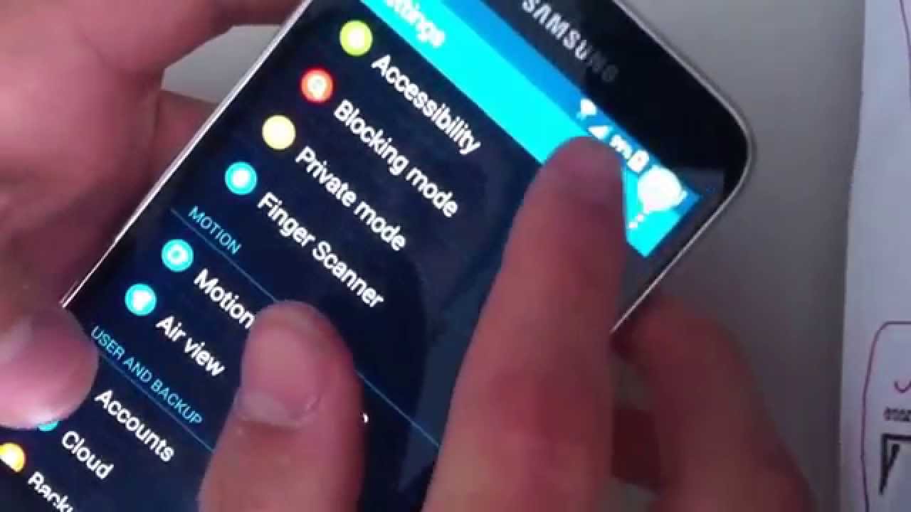How to EYE SCROLL with the new samsung galaxy s5! - YouTube