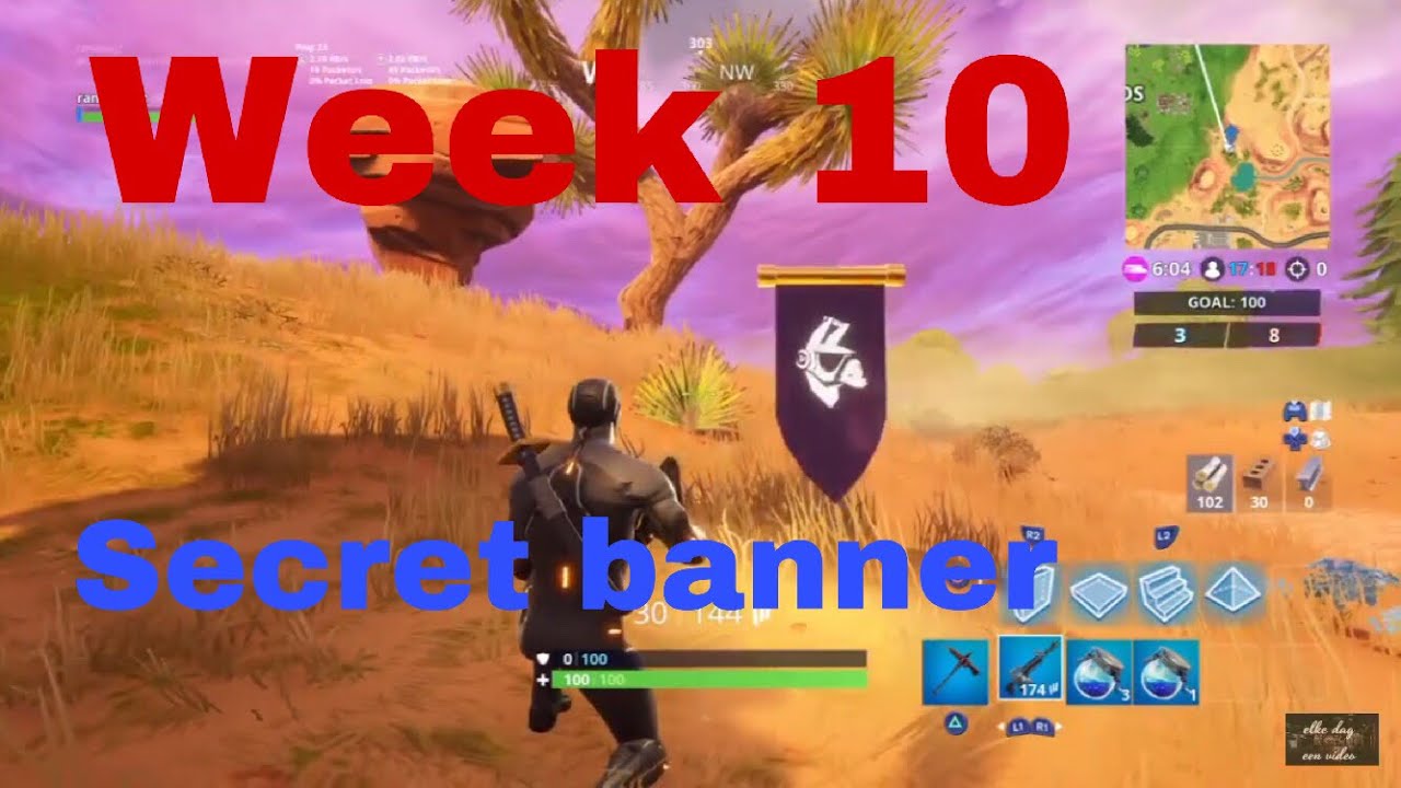 WEEK 10 SECRET BANNER FORTNITE!!!??? - YouTube