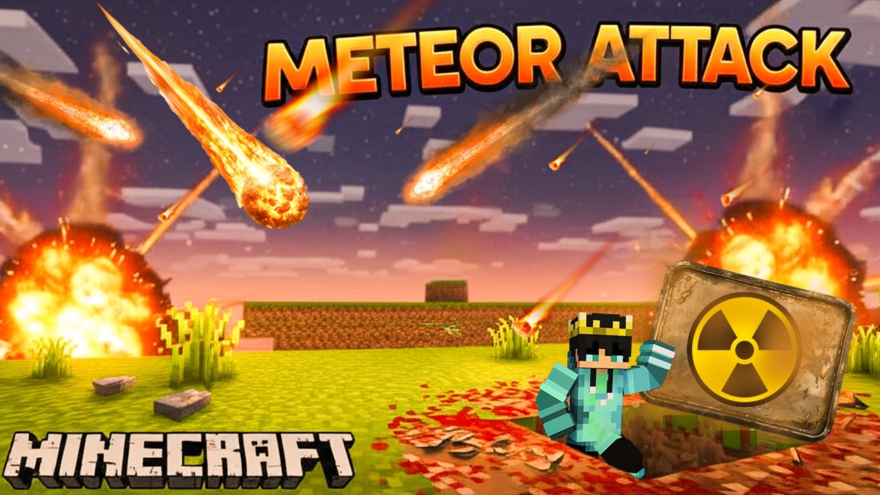 We Created BUNKER to Survive METEOR in Minecraft#minecraft - YouTube