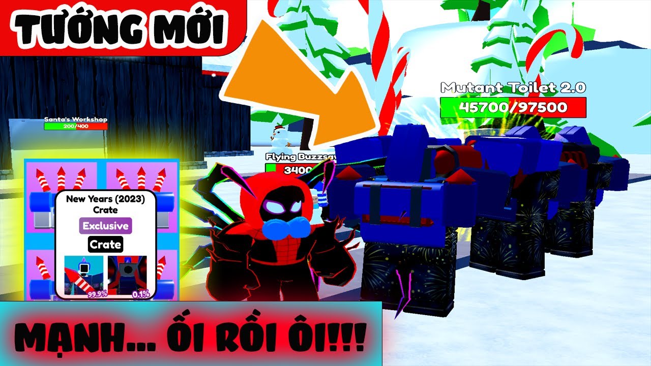 TƯỚNG MỚI LARGE FIREWORK CAMERAMAN - MẠNH... ỐI RỒI ÔI | TOILET TOWER ...