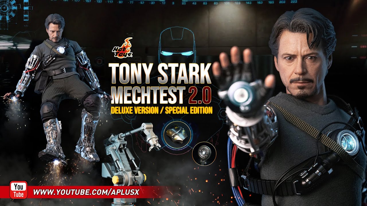 รีวิวของเล่น Hottoys Tony Stark Mech Test 2.0 [Deluxe & Special Edition ...