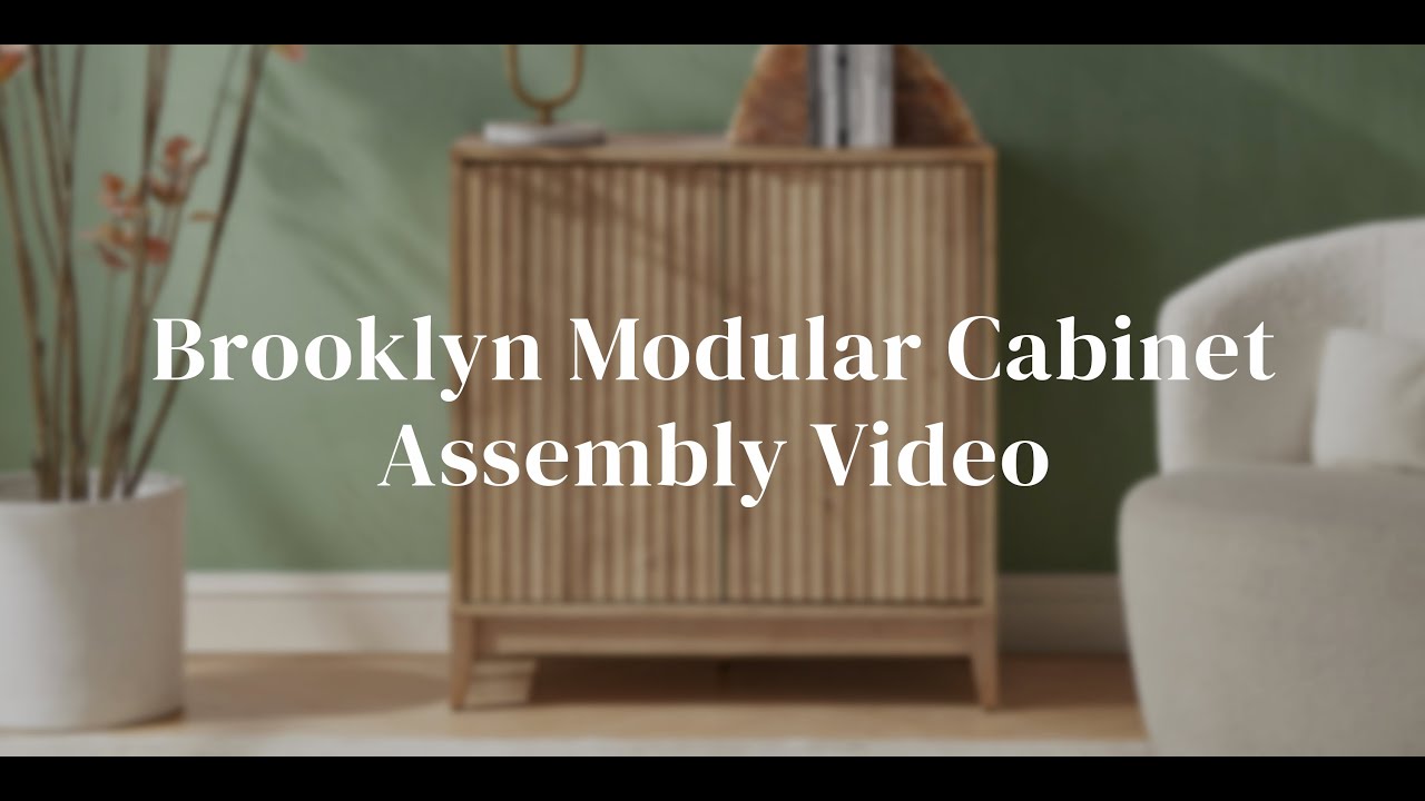 Mopio Brooklyn Modular Cabinet Assembly Video - YouTube