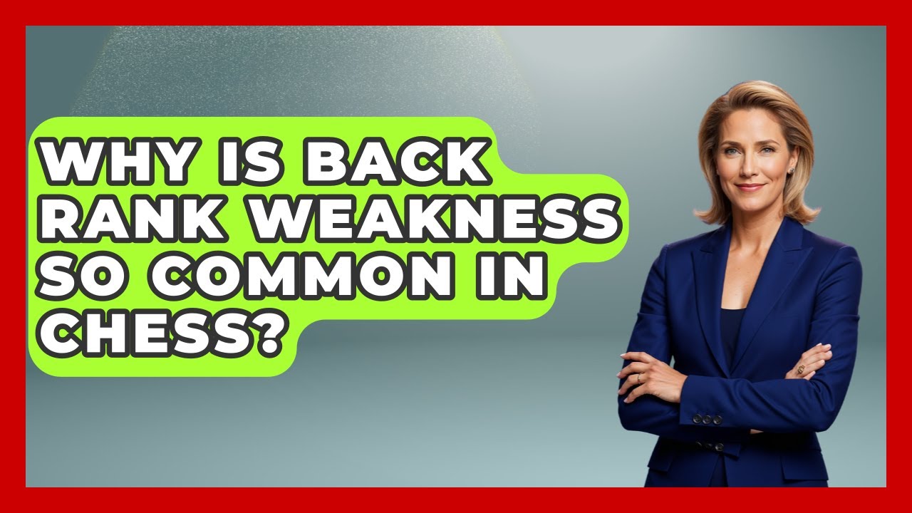 Why Is Back Rank Weakness So Common In Chess? - The Chess Codex - YouTube