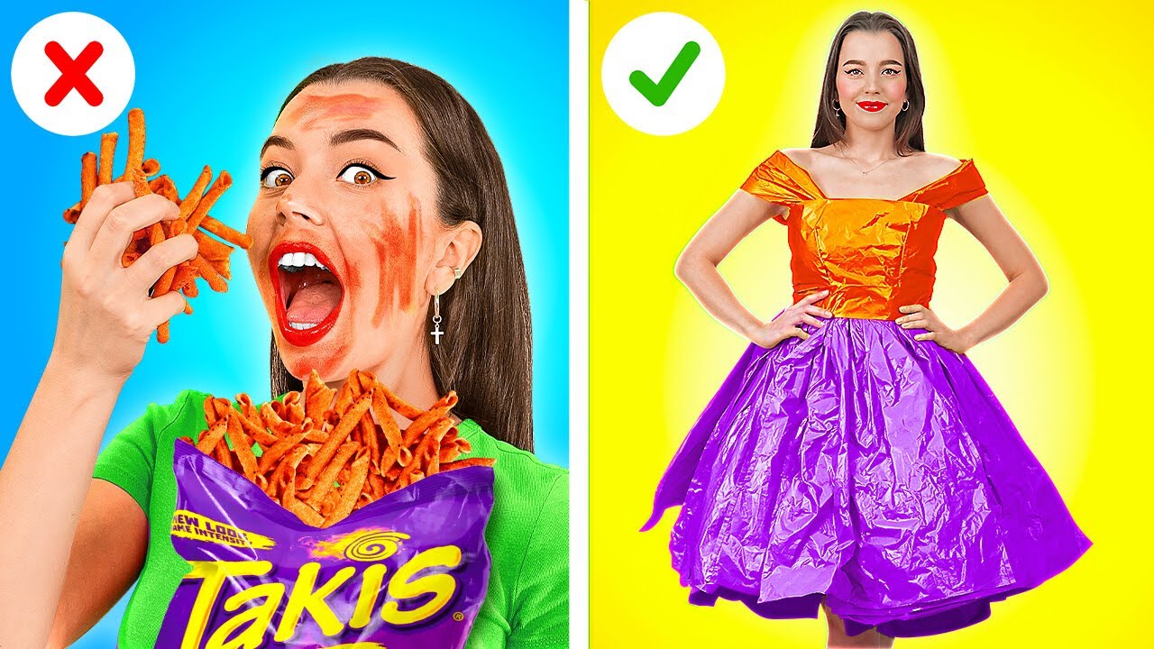 CRAZY CLOTHES HACK FOR POPULAR STUDENT || Cool Trendy Ideas by 123 GO ...