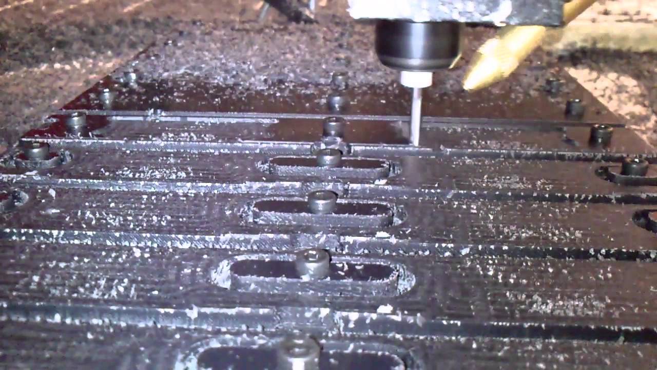 Full speed CNC plastic mill - small production/prototype run - YouTube