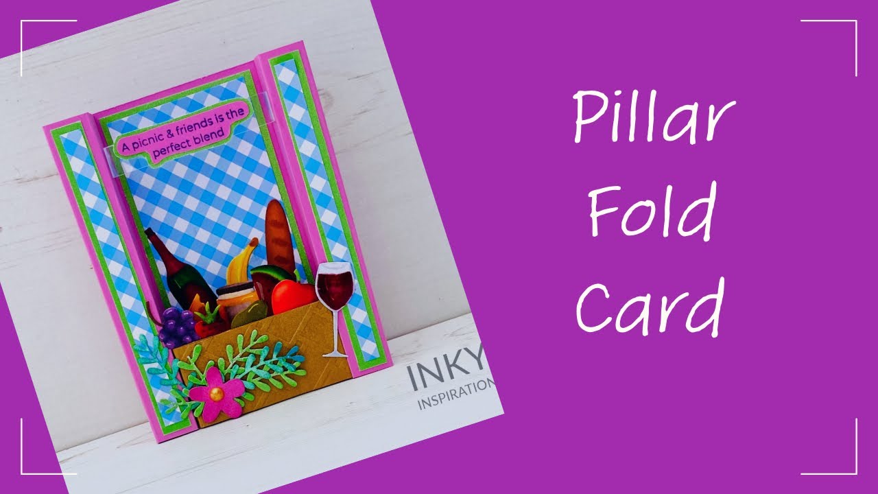 Pillar Fold Card Tutorial #cardmaking #pillarfold #funfoldcard - YouTube