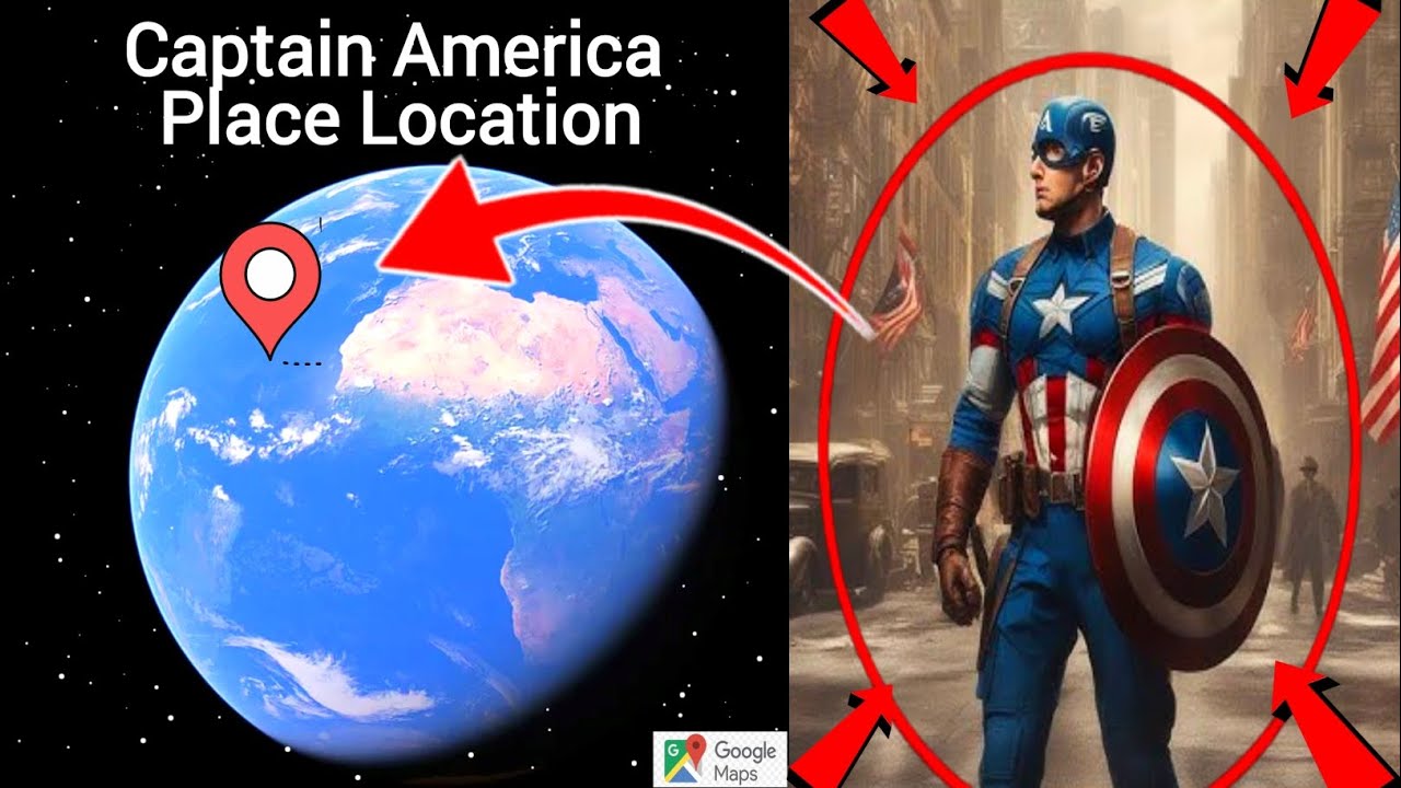 I Found Captain America🦸On Google Earth Google maps #googlemaps # ...